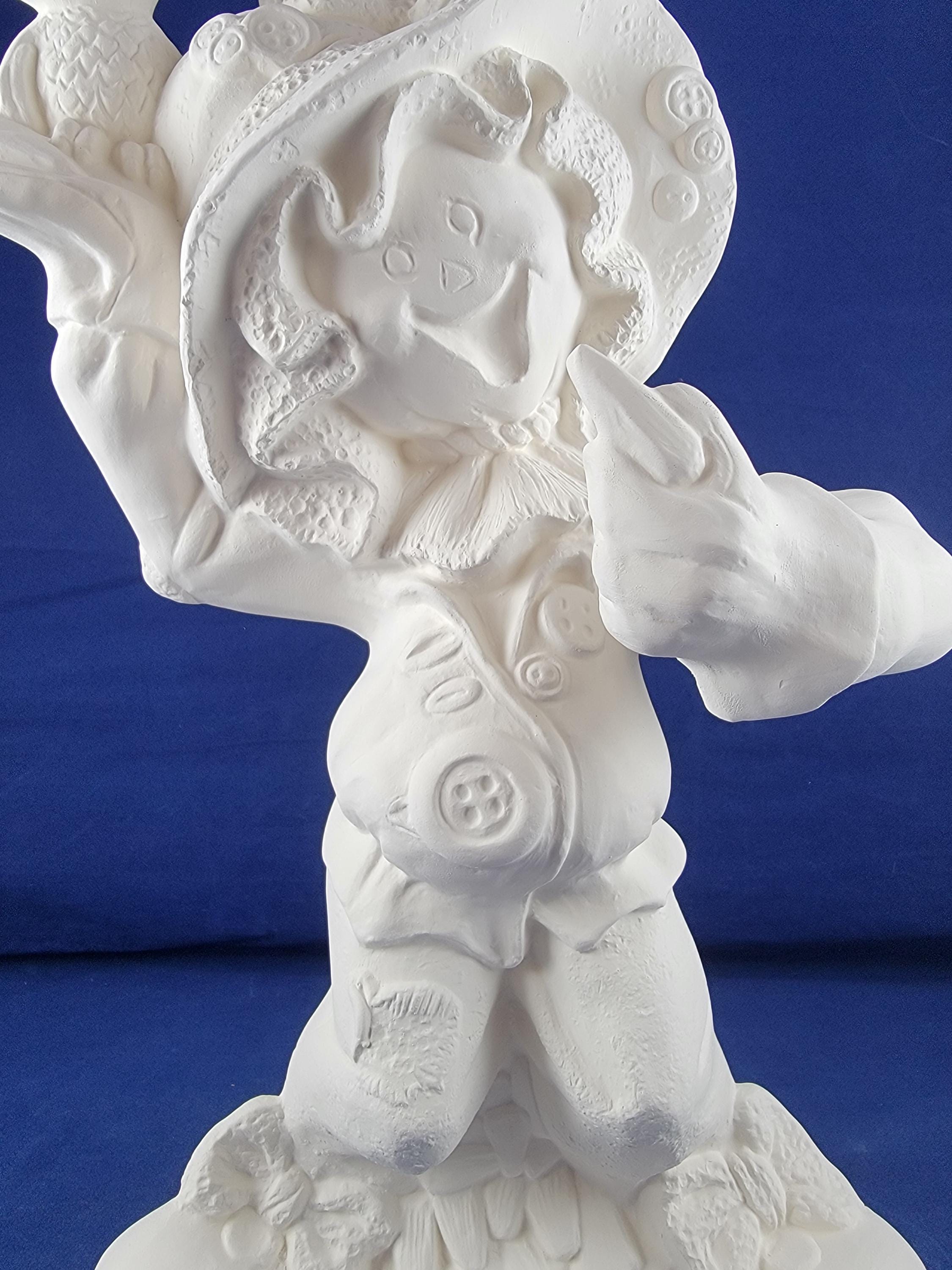 Ceramic Scarecrow, Scarecrow Figurine, Ready to Paint, Fall Decoration ...