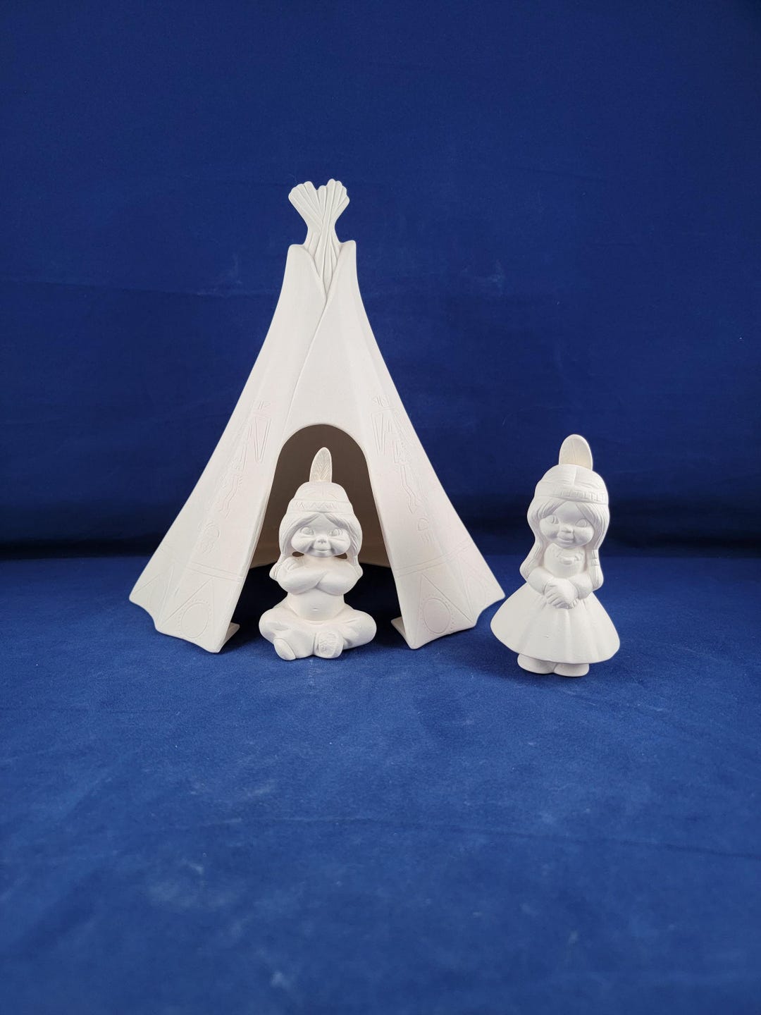 Ceramic Teepee, Ceramic Native American Decoration, Thanksgiving ...