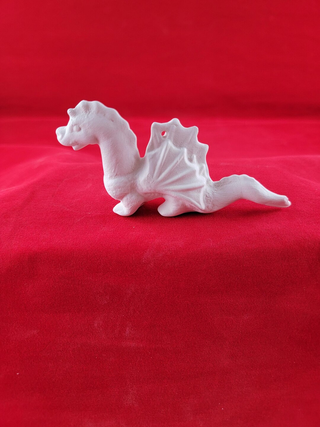Ceramic Dragon Ornament, Ready to Paint Christmas Ornaments, Unpainted ...