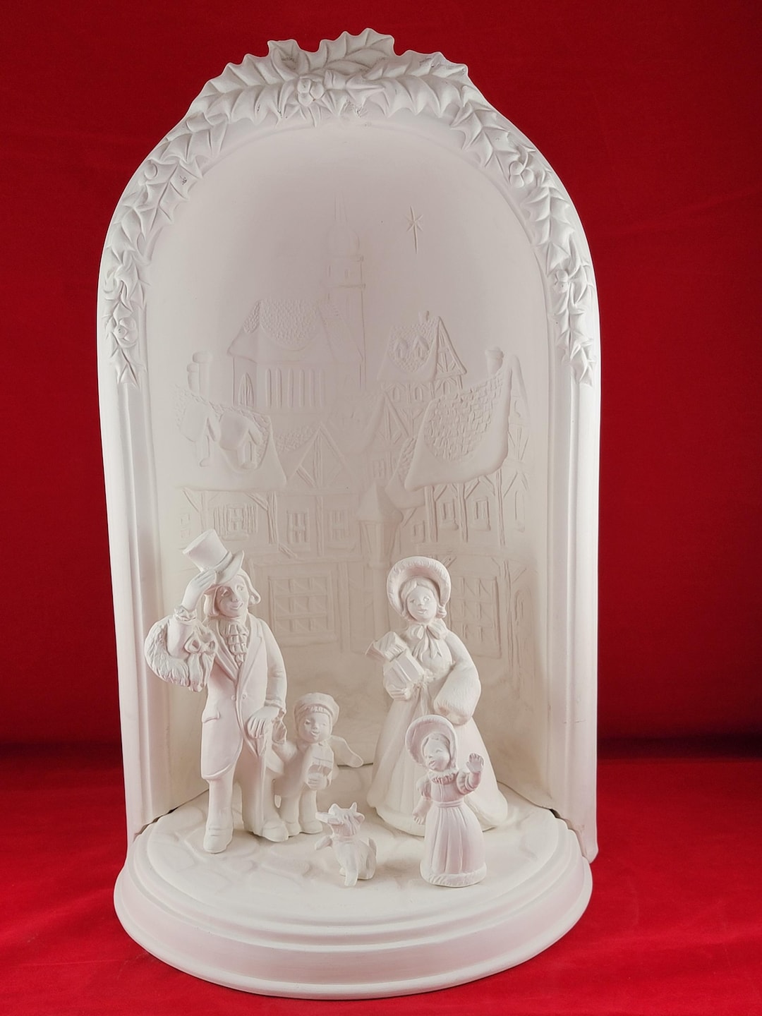 A Christmas Carol Ceramic Dome With Figurines, A Christmas Carol ...