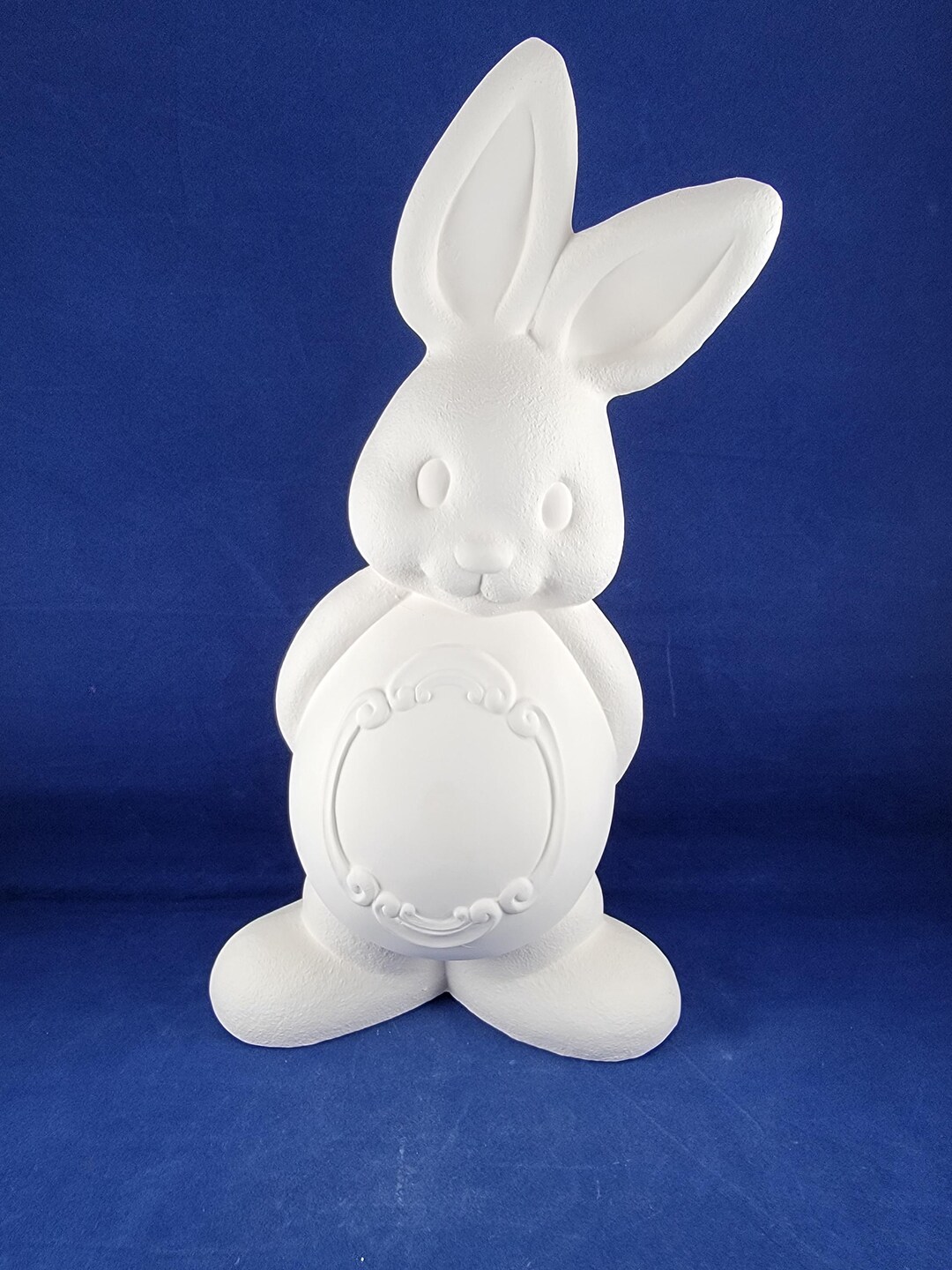 Ceramic XL Bunny, Clay Magic Large Egg Belly Bunny, Ceramic Rabbit ...