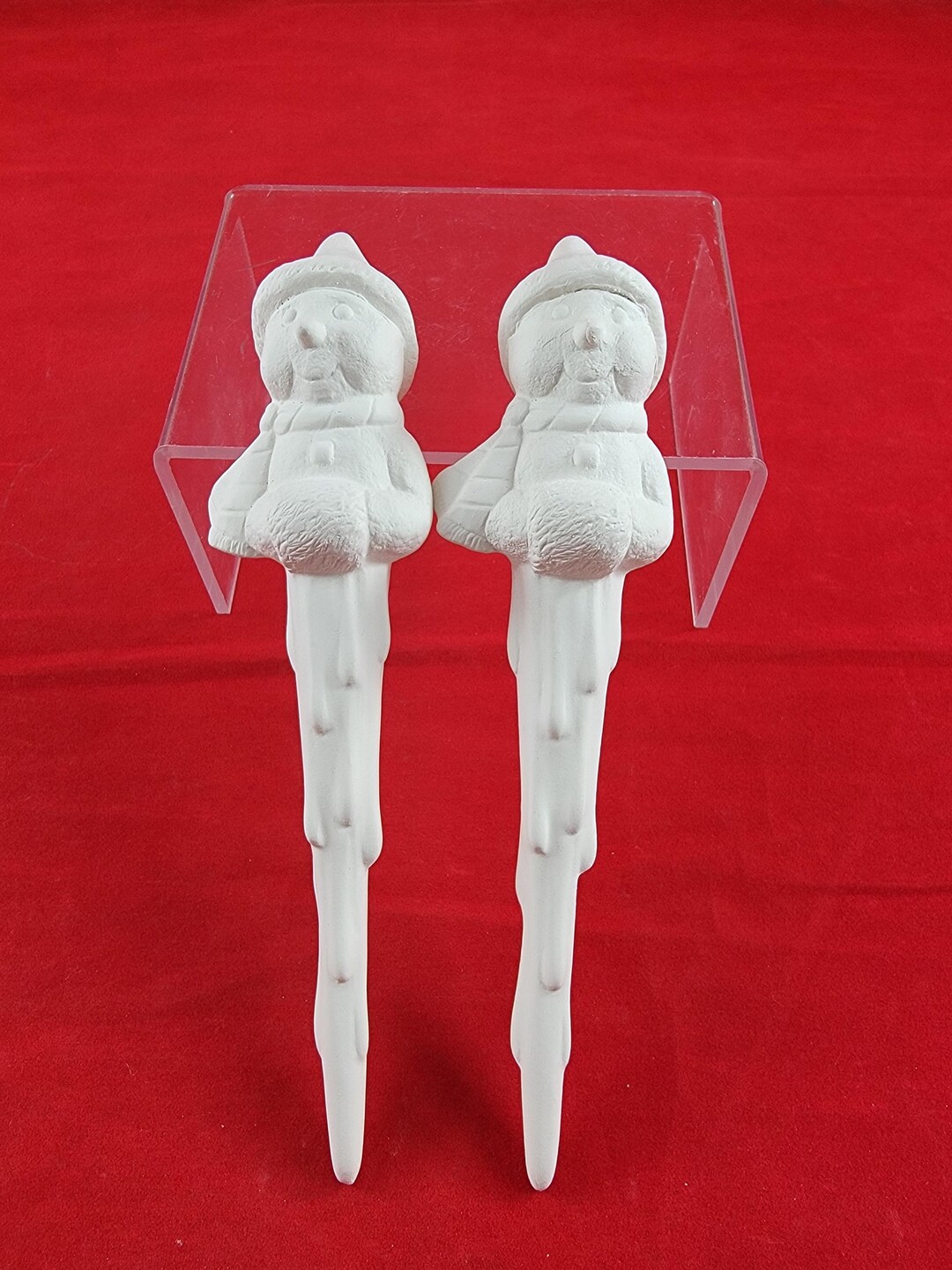 Ceramic Icicle Ornaments, Ceramic Snowman Icicle Ornaments (set O F 2 ...