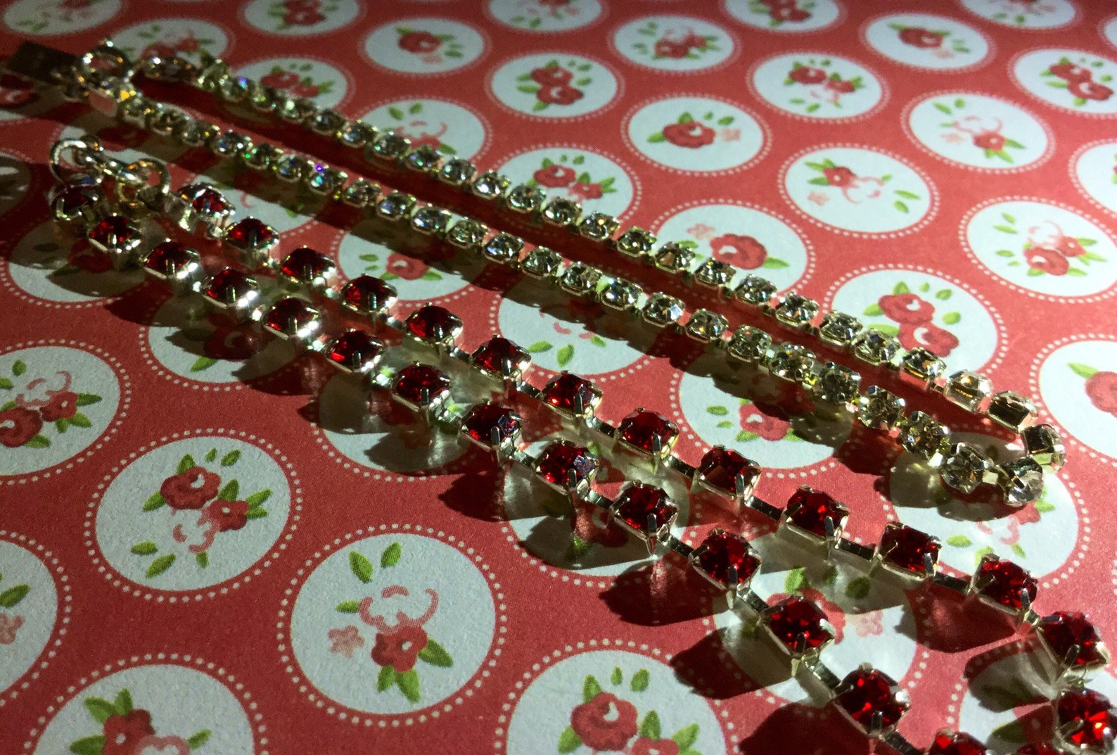 Sparkly Cupcake Crystal Chain Bracelet, Cupcake Chain, Christmas,party ...