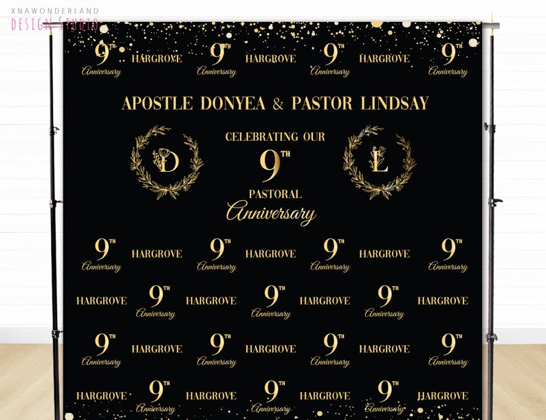 50th Anniversary Photo Backdrop Golden Anniversary Backdrop | Etsy