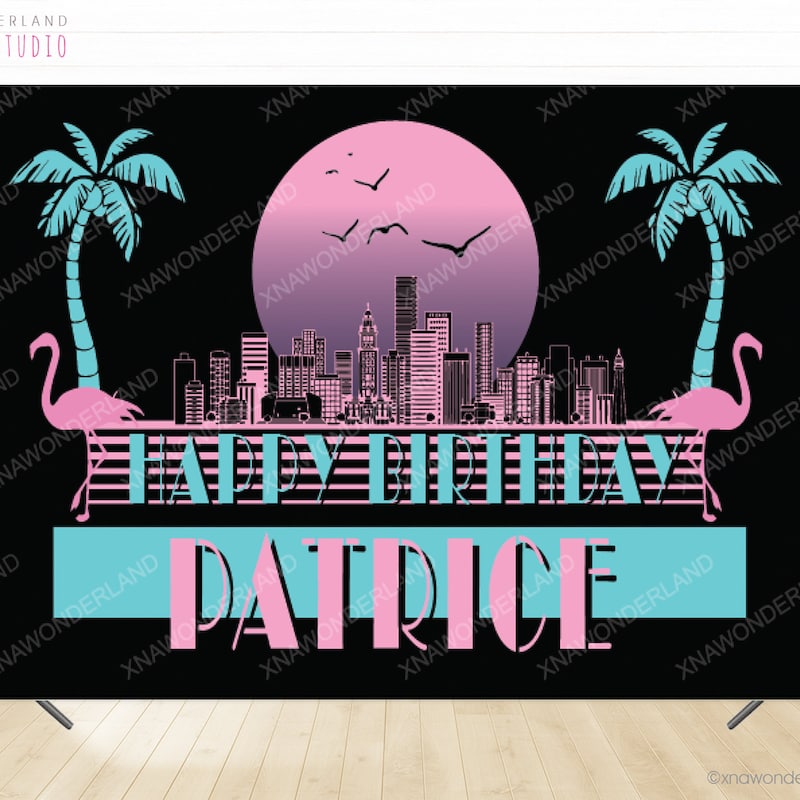 Retro Miami Decor - Etsy