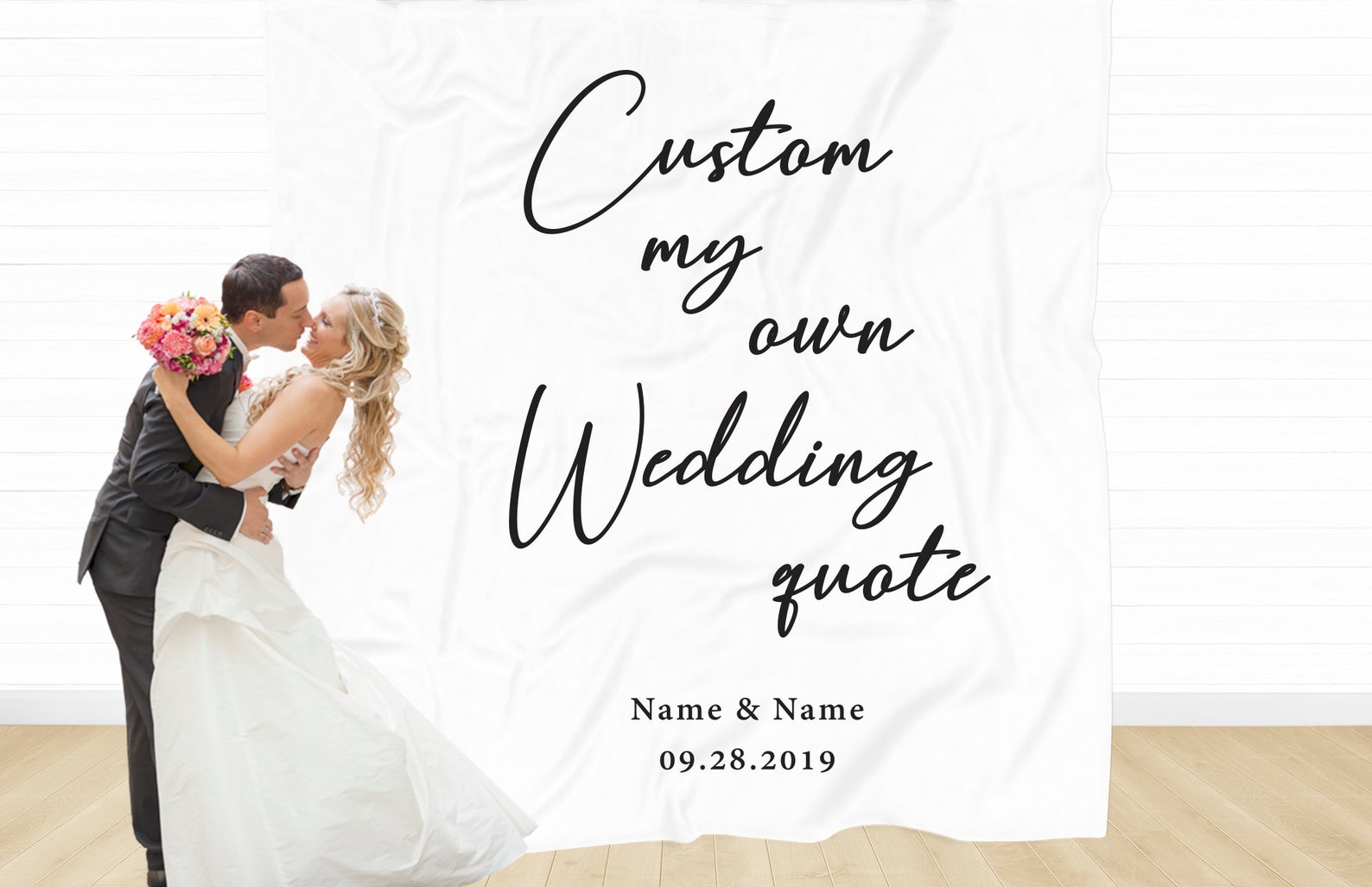 Custom Letter Writing Backdrop Custom Quote Banner Custom - Etsy