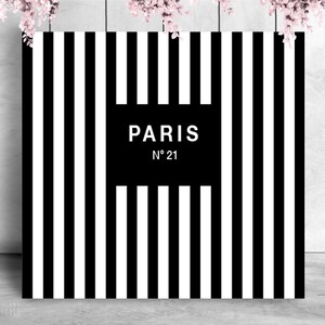 Custom Black and White Party Backdrop, Black White Party Decor, Black ...