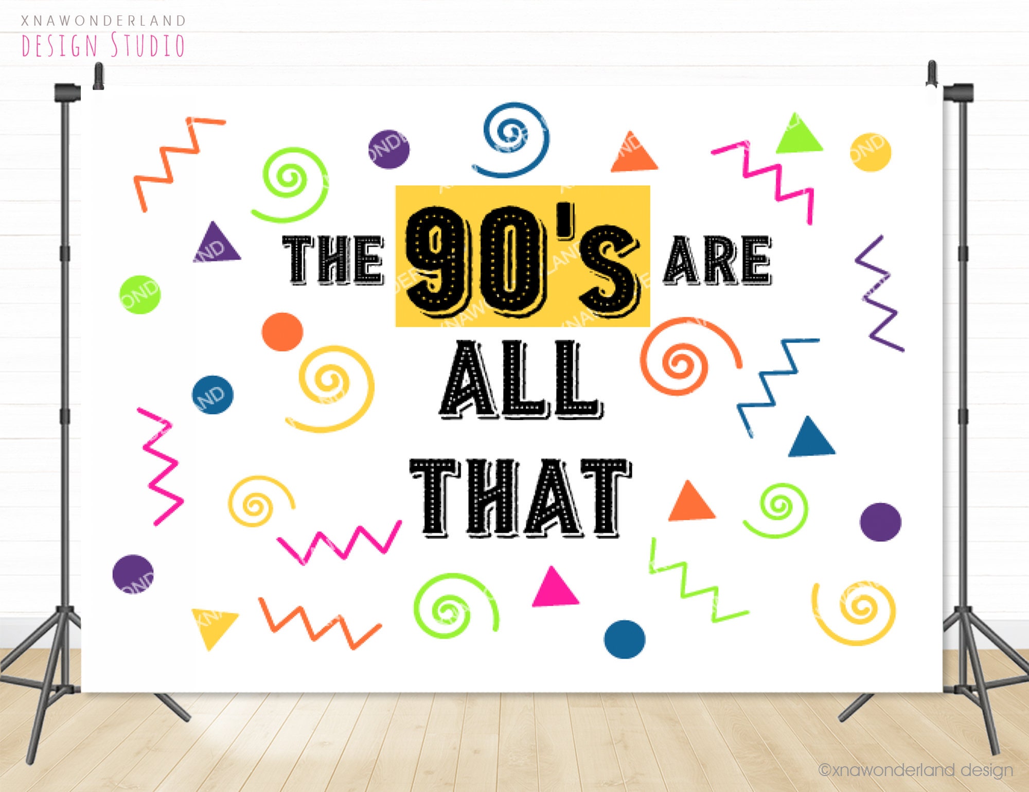 90s Backdrop the 90s Are All That 90s Party Banner 90s | Etsy