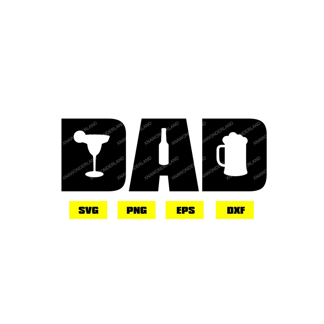Drinking Dad Svg, Fathers Day Svg, Cut File Svg Dxf Png, Cricut Svg ...