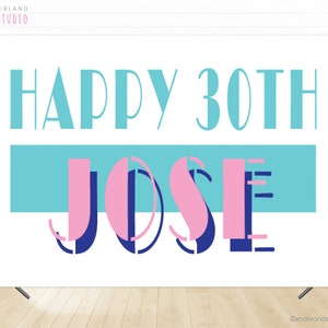 Miami Vice Backdrop Banner Custom Miami Vice 80s Party - Etsy