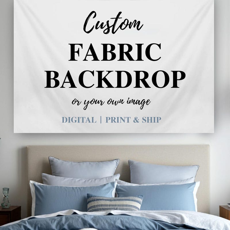 Custom Fabric Backdrop - Etsy