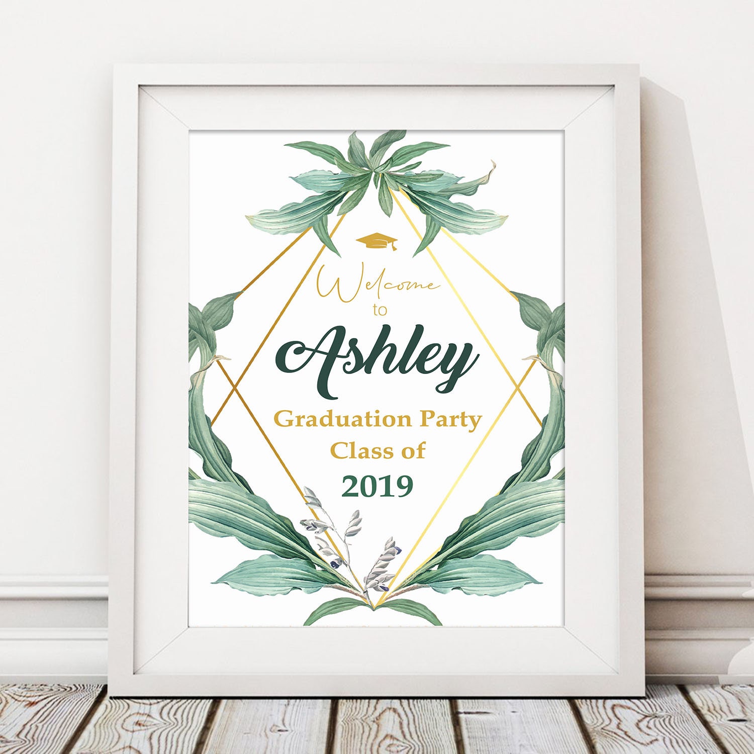 Graduation Welcome Sign, Congrats Grad, Graduation Party Welcome Sign ...