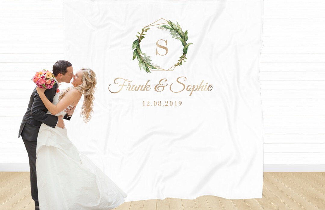 Digital Only, Wedding Backdrop Banner, Wedding Reception Banner, Custom ...