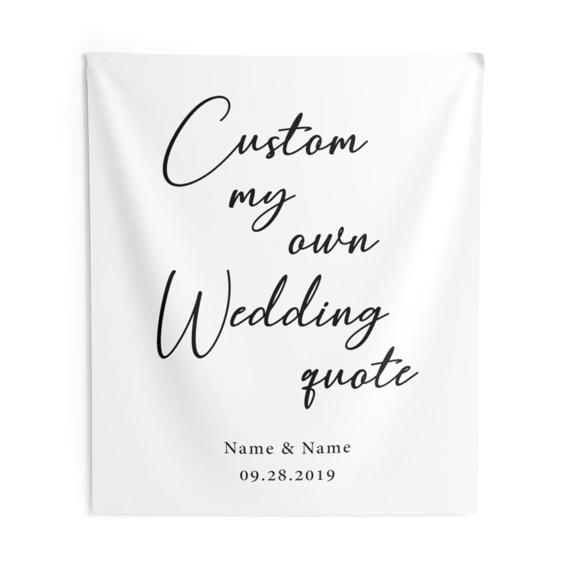 Custom Letter Writing Backdrop Custom Quote Banner Custom - Etsy