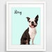 Custom Pet Portrait Printable, Custom Pet Portrait, Pet Art Print, Pet ...