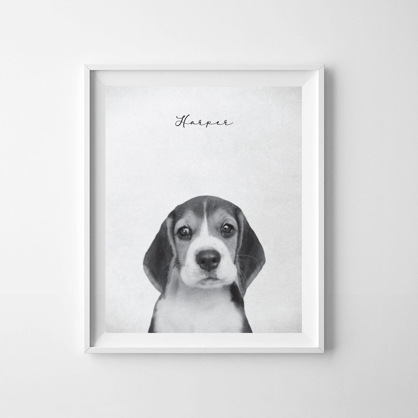 Custom Pet Portrait Printable, Custom Pet Portrait, Pet Loss Gift, Pet ...