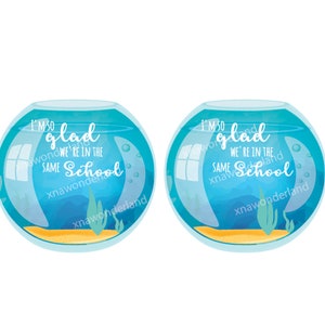 Valentines Day Gift, Back to School Gift, First Day of School, Fish ...