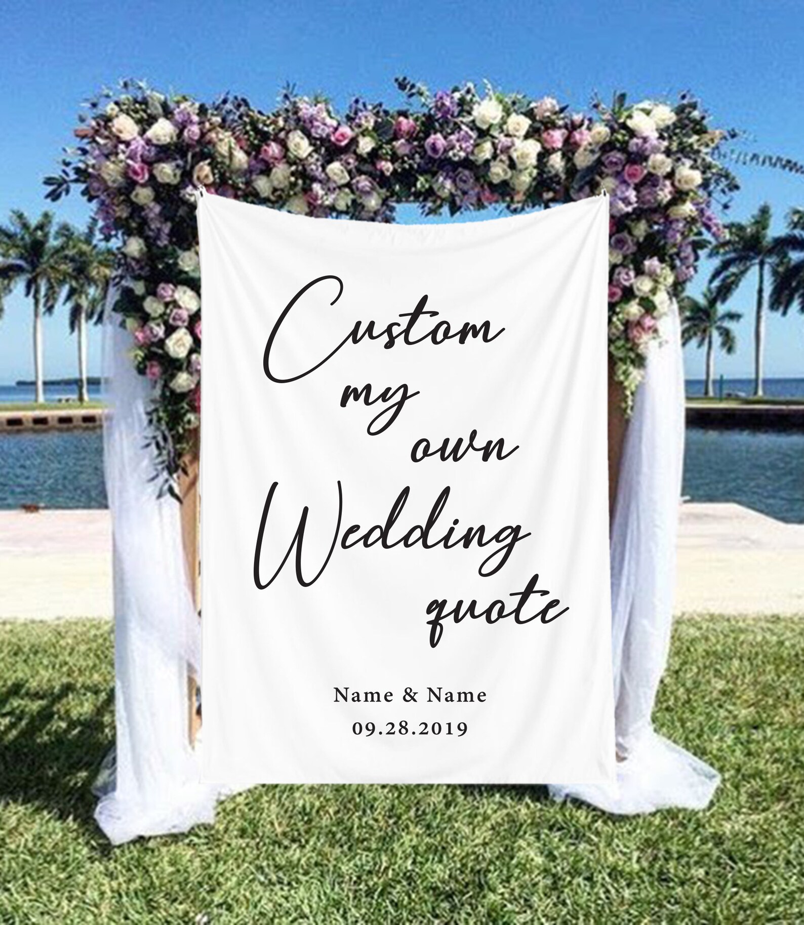 Custom Letter Writing Backdrop Custom Quote Banner Custom - Etsy