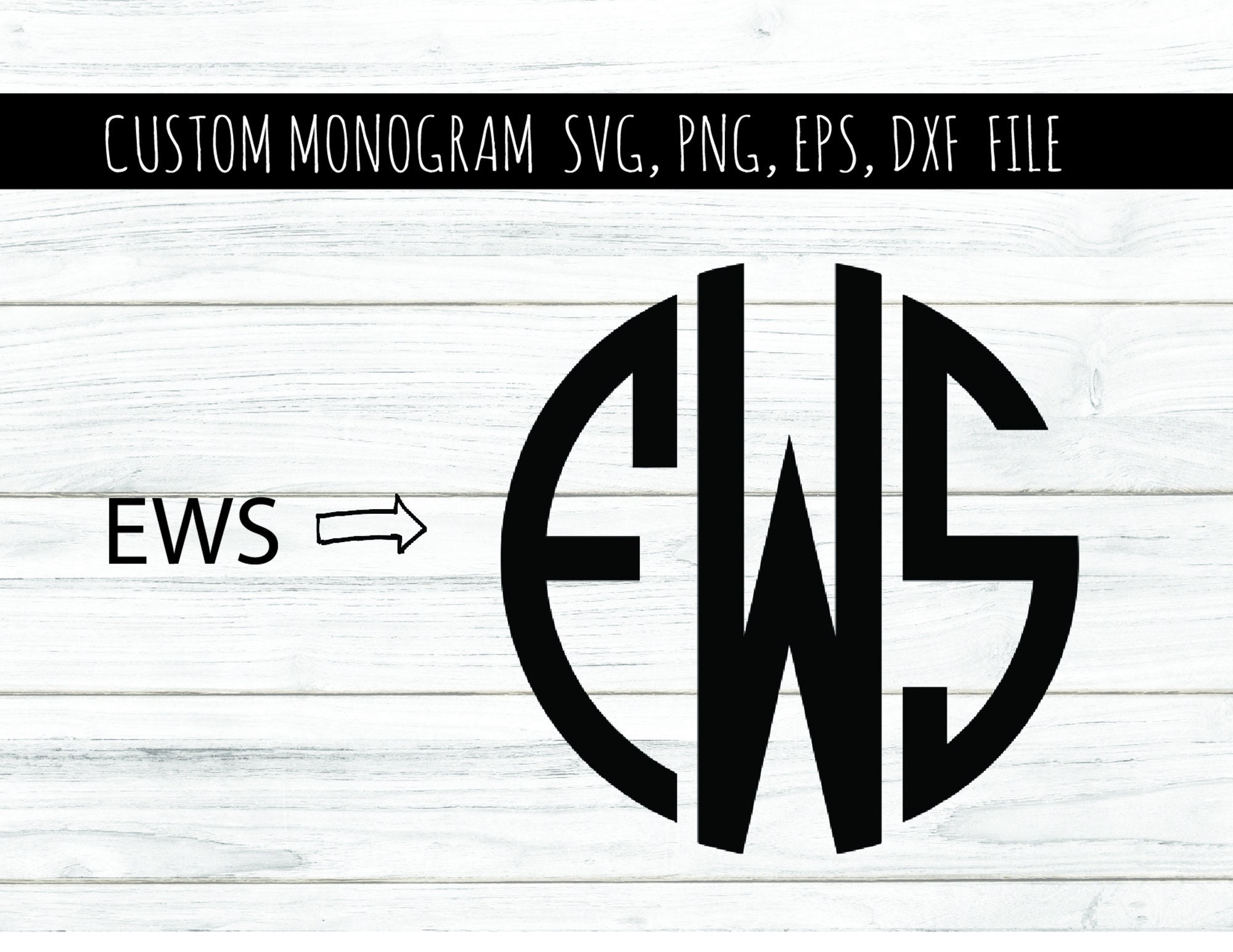 Custom Monogram Logo, Monogram Letters, Circle Monogram Logo, Custom ...