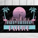 Miami Vice Backdrop Banner, Custom Miami Vice, 80s Party Backdrop, 80s ...