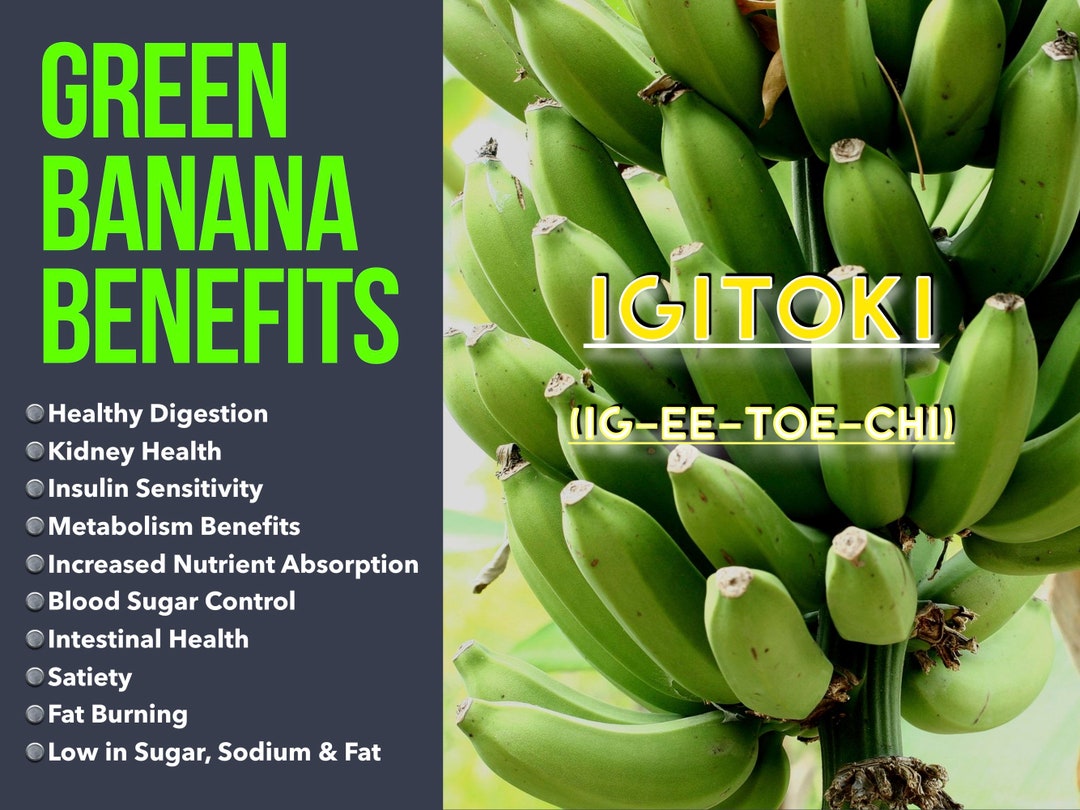 Igitoki Freeze Dried Unripe Green Banana Powder in Enteric Capsules - Etsy