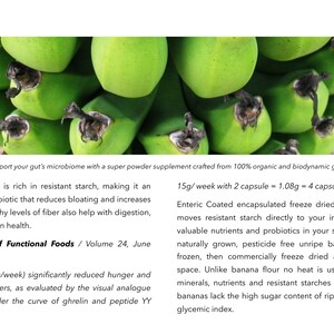 Igitoki Freeze Dried Unripe Green Banana Powder in Enteric Capsules - Etsy