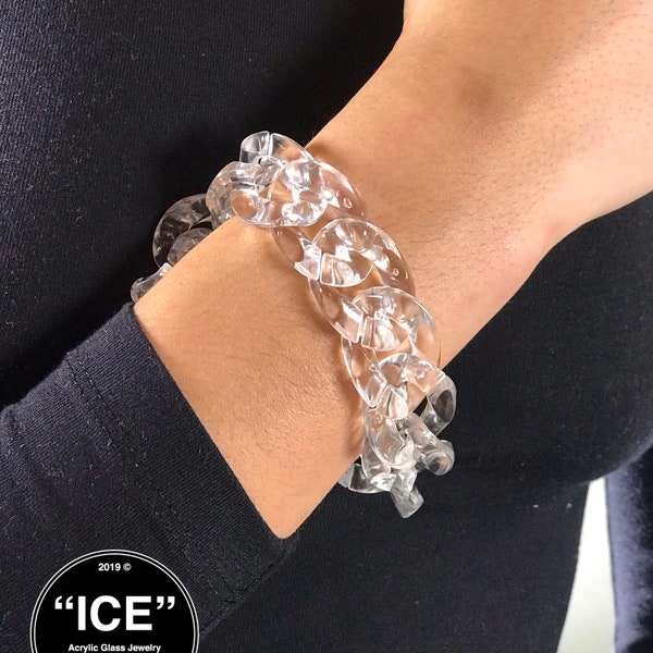 Acrylic Bracelet - Etsy