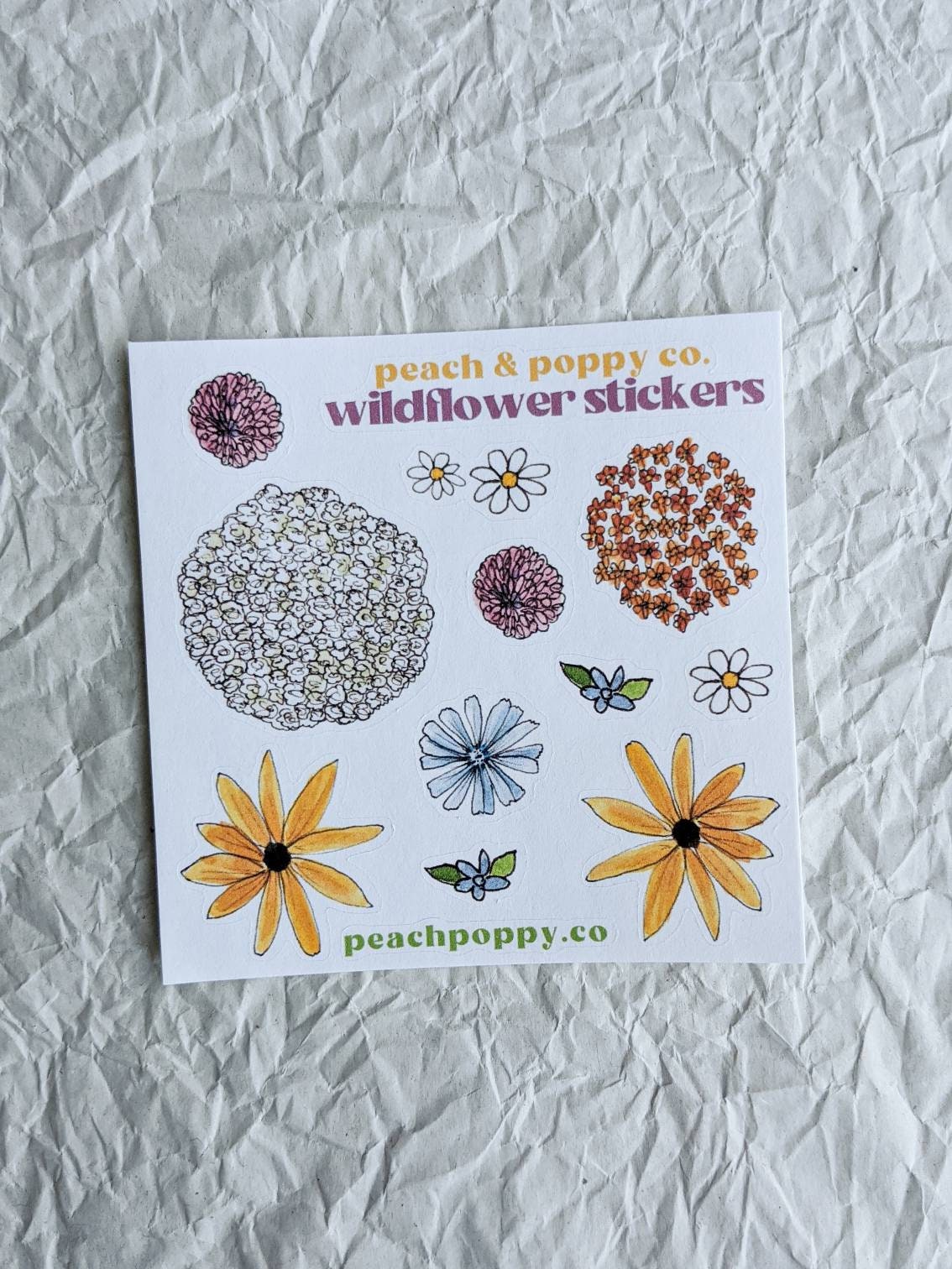 Tiny Wildflower Stationery Set Mini Snail Mail Kit Miniature | Etsy