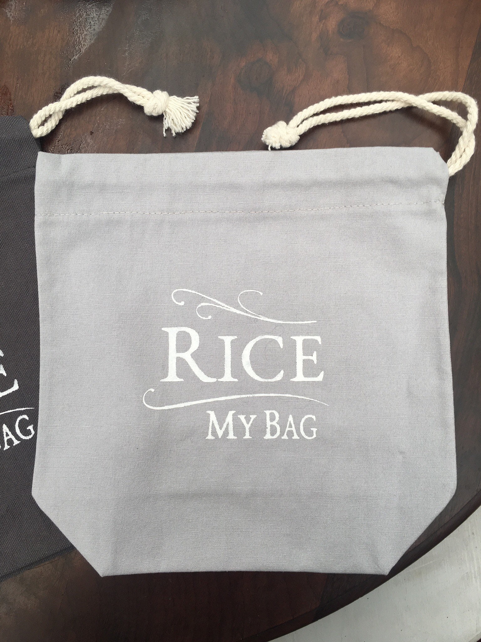 Rice Bag Sustainable Eco Friendly Zero Waste Organic Cotton Handmade in ...