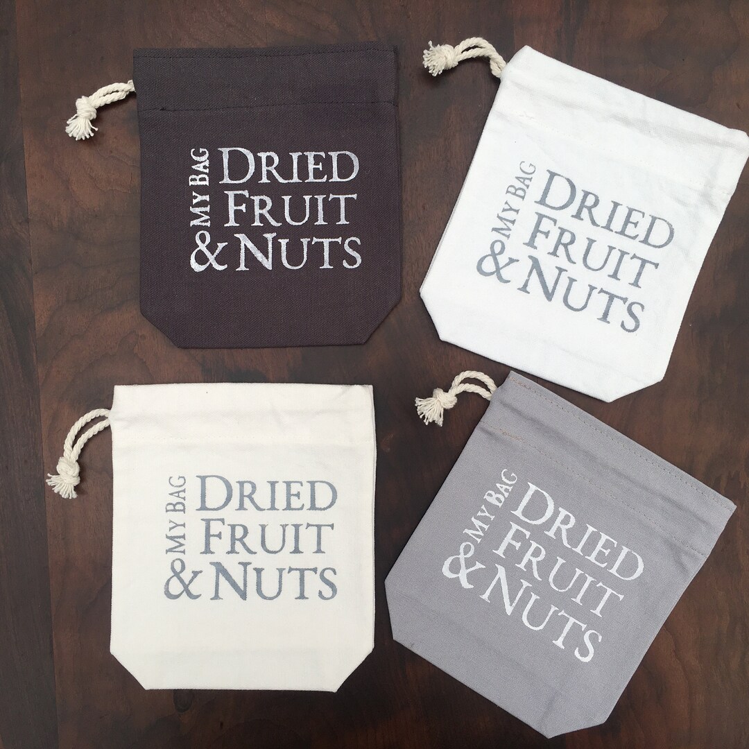 Fruit & Nut Bags for Lunch Travel on the Go Bag - Etsy