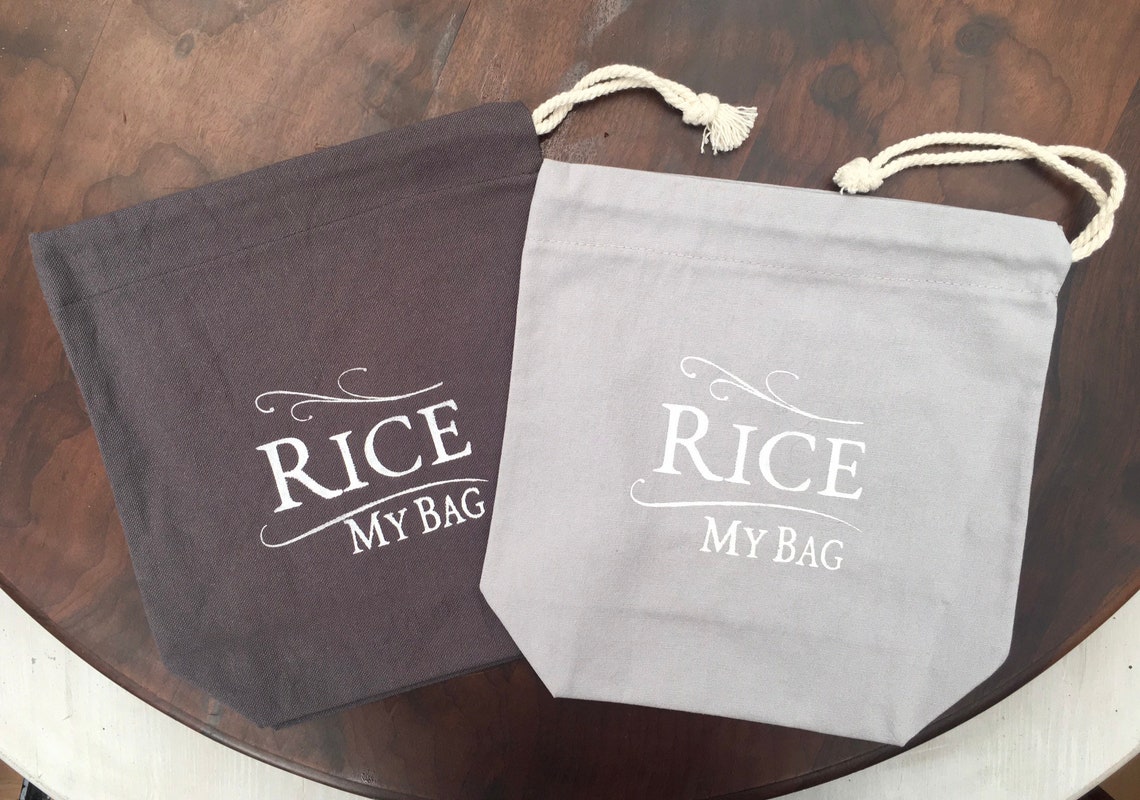 Rice Bag Sustainable Eco Friendly Zero Waste Organic Cotton Handmade in ...