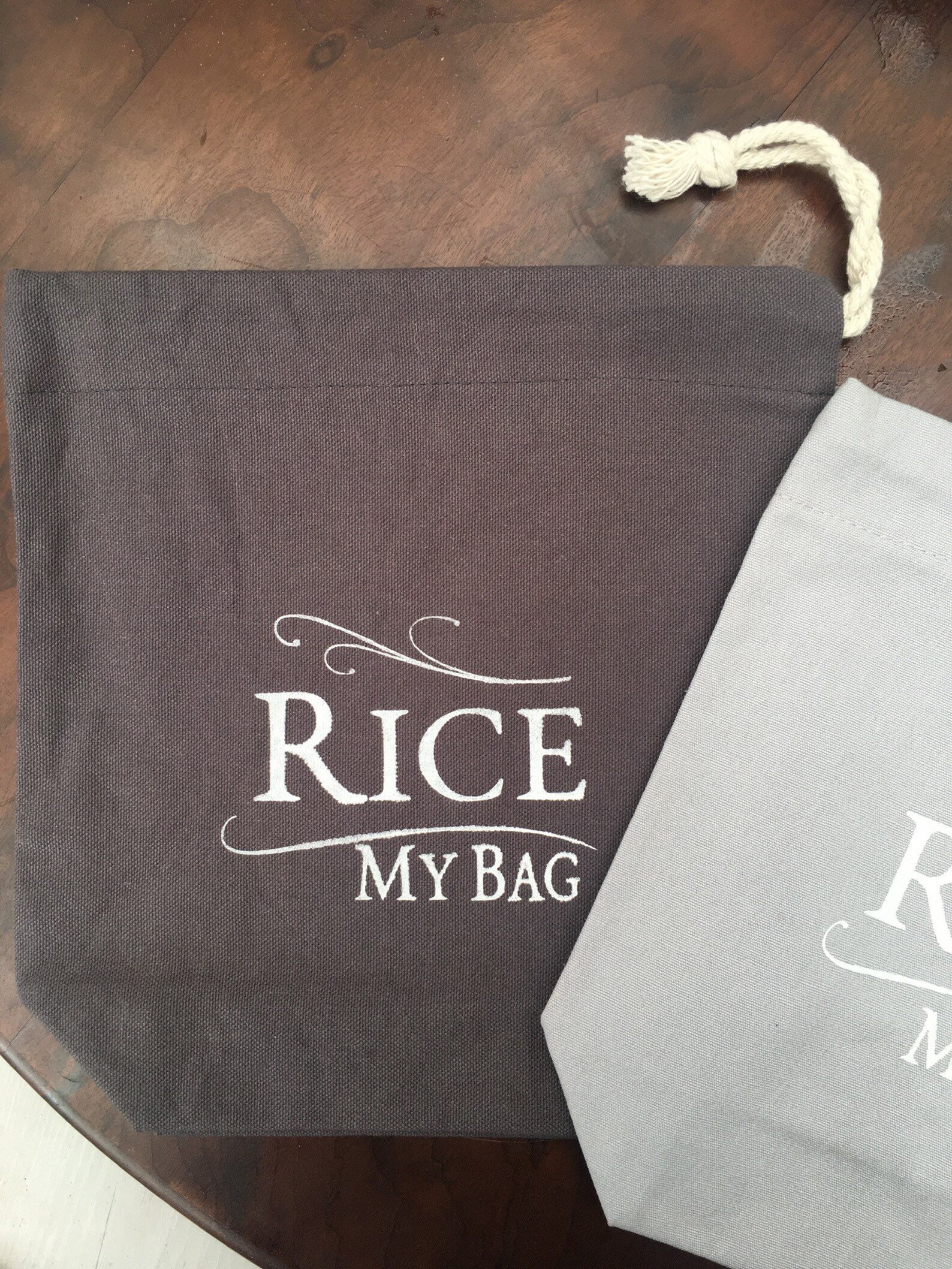 Rice Bag Sustainable Eco Friendly Zero Waste Organic Cotton Handmade in ...