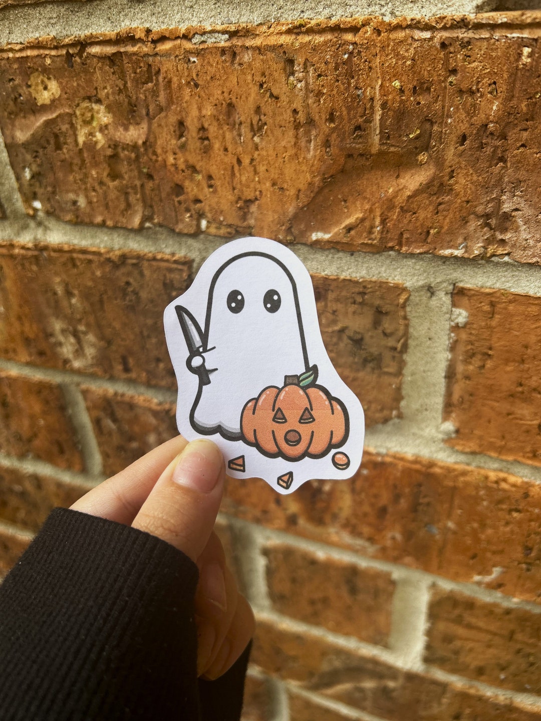 Spooky Ghost Stickers for October - Etsy