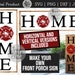 Firefighter Home Sign SVG DXF png Front Porch Fire Department | Etsy
