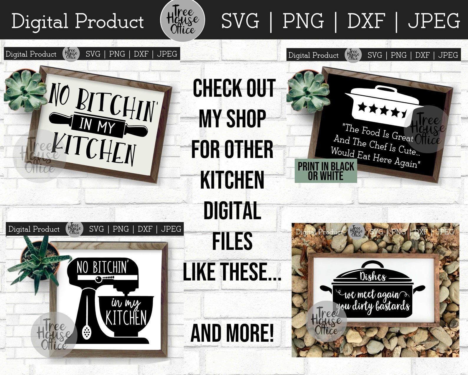 Funny Kitchen Rating SVG PNG JPEG Dxf Kitchen Review Svg | Etsy