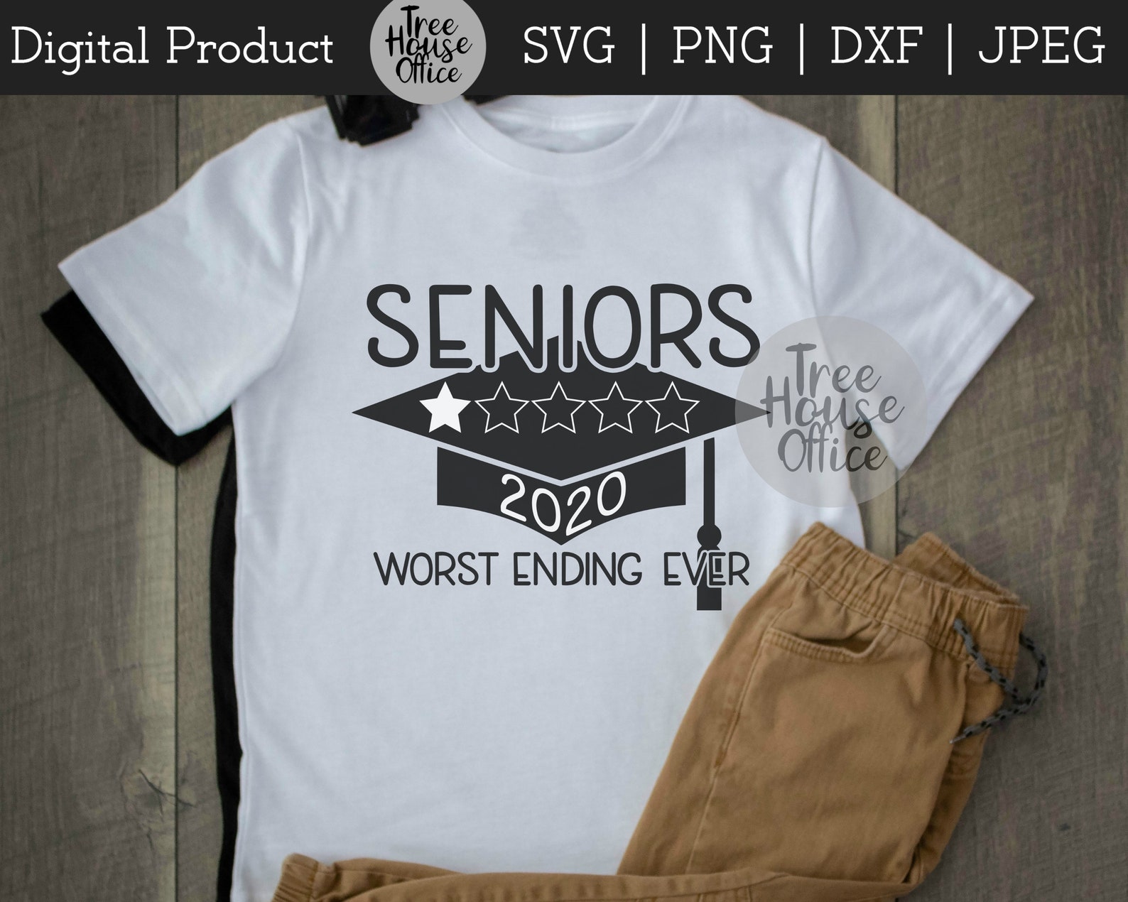 Senior 2020 Quarantine SVG Dxf/png/jpeg, Worst Ending Ever, Star Rating ...