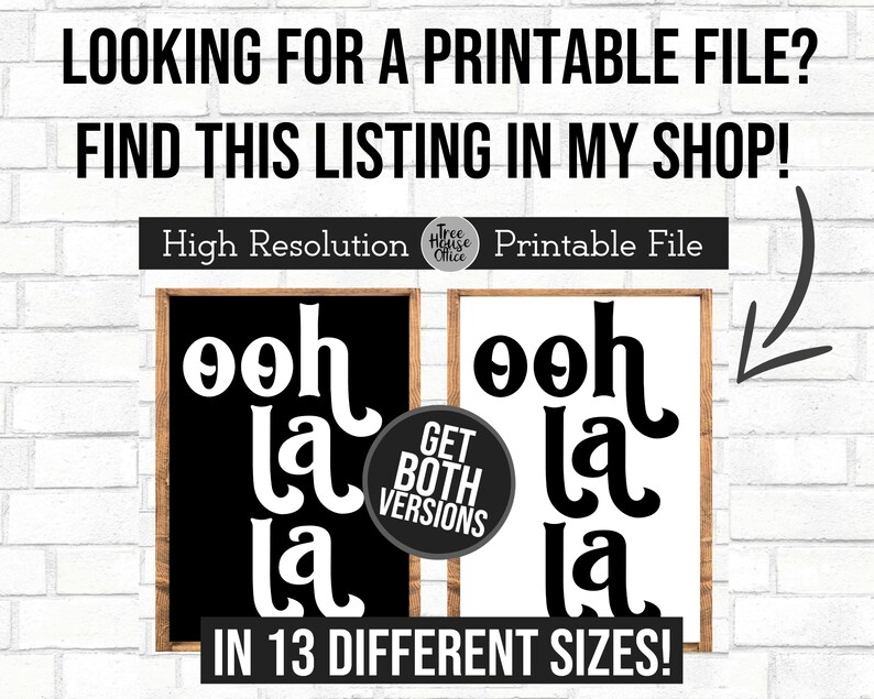 Ooh La La Svg Fancy Chic Quote Valentine Svg Over the Bed - Etsy