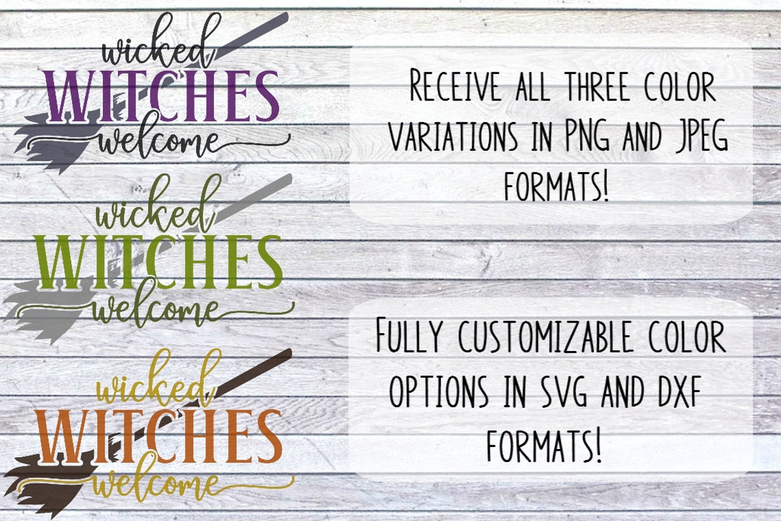 Wicked Witches Welcome Svg/dxf/png/jpeg Witch Mode Halloween - Etsy
