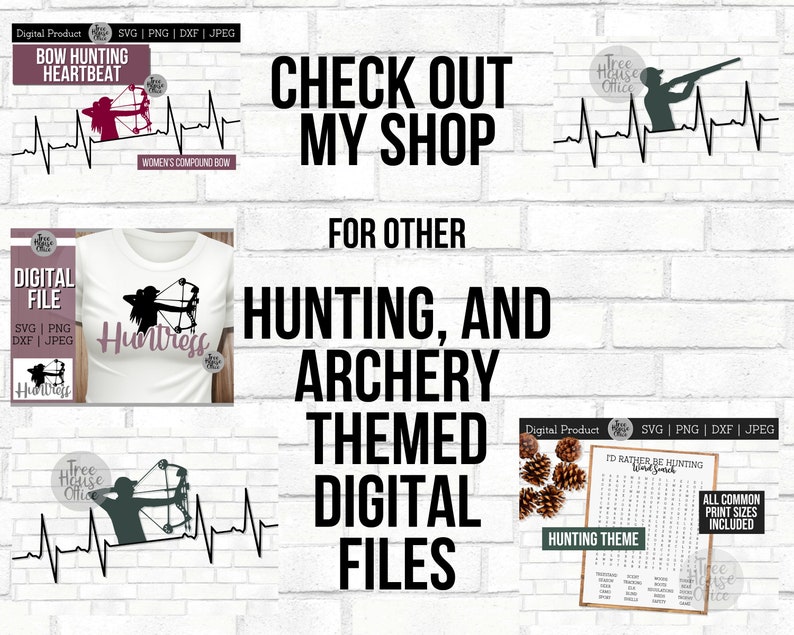 Huntress SVG Girl Bow Hunter Cut File Woman Archery SVG - Etsy