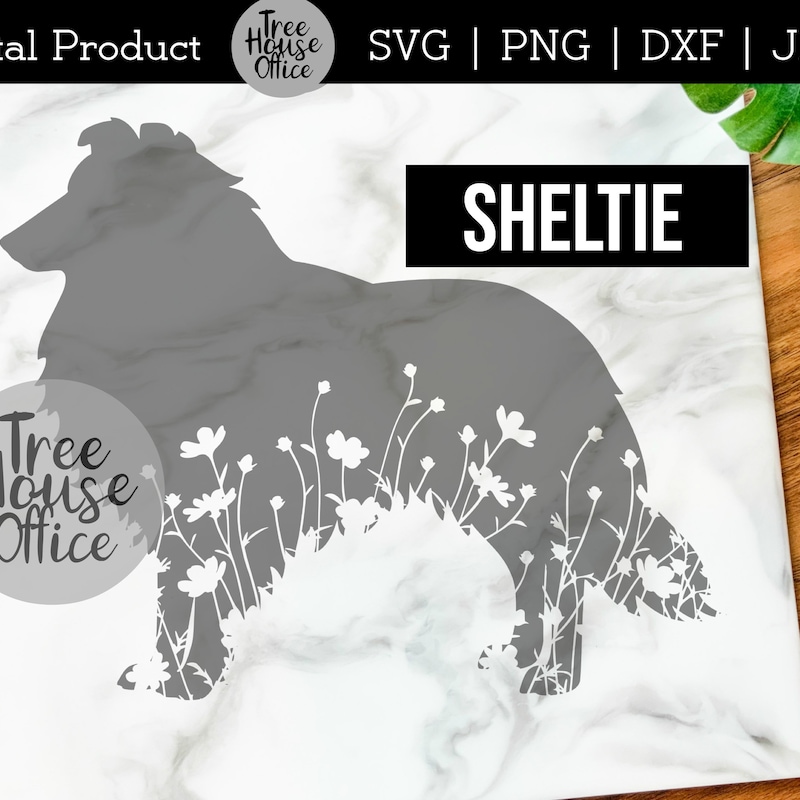 Sheltie Silhouette - Etsy
