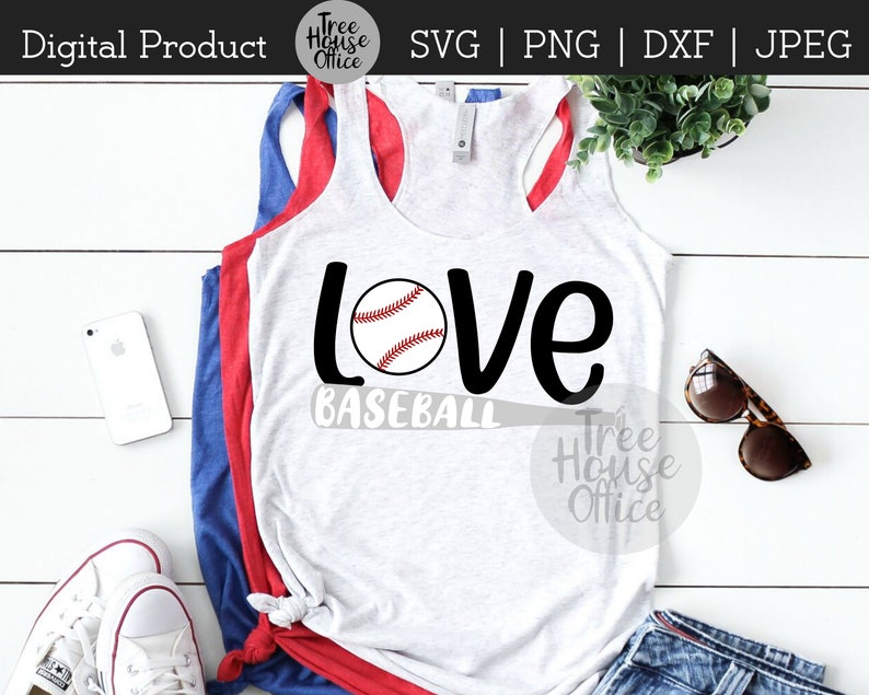 Love Baseball SVG Dxf/png/jpeg, Women's Baseball Svg, Baseball Love Svg ...