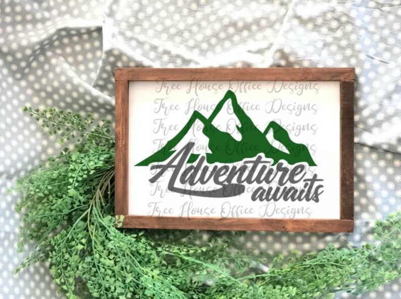 Adventure Awaits Svg/dxf/png/jpeg Outdoor Adventure Cut File - Etsy