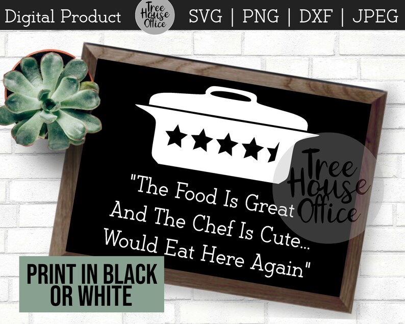 Funny Kitchen Rating SVG PNG JPEG Dxf Kitchen Review Svg | Etsy