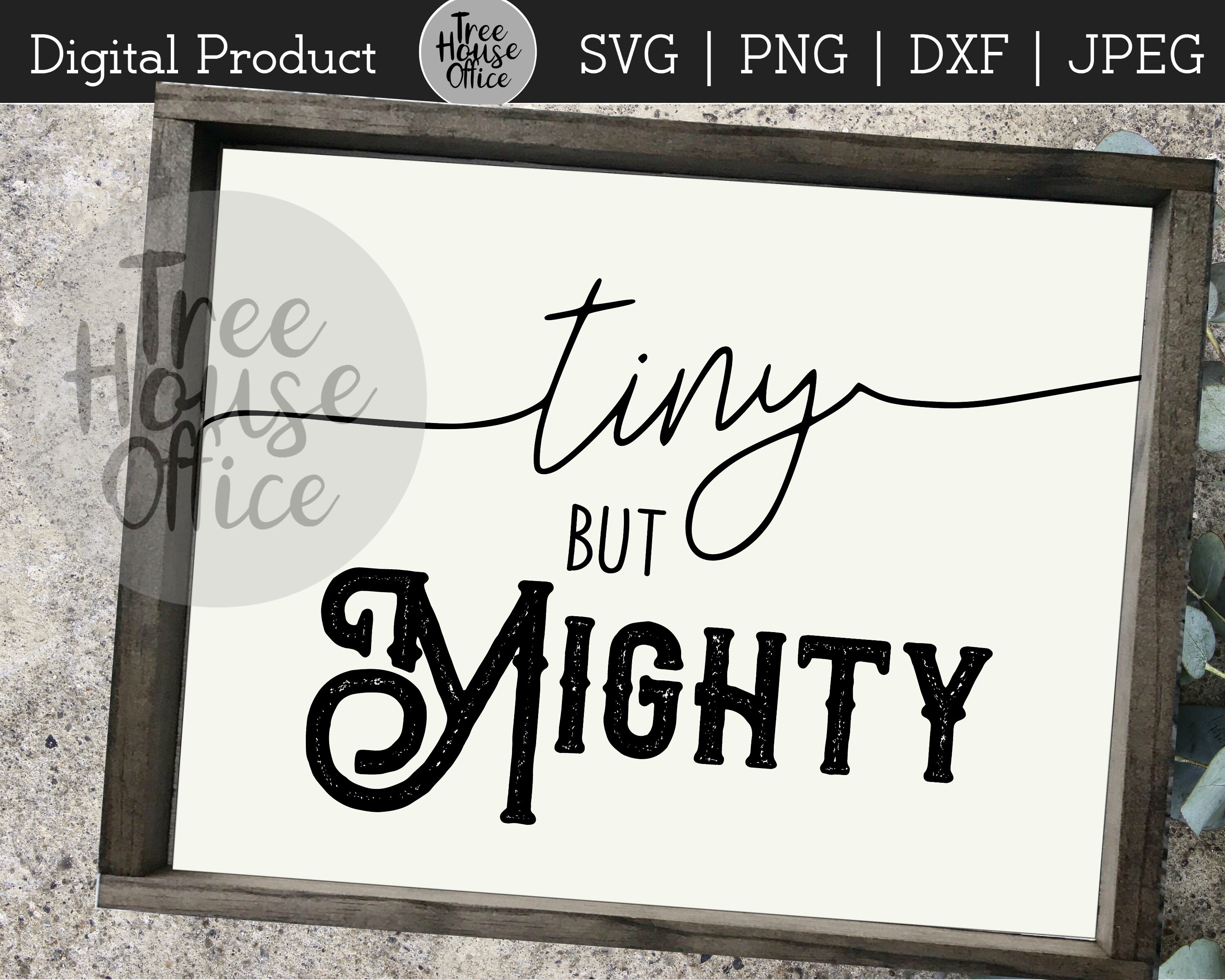 Tiny but Mighty SVG/PNG/JPEG, Little Boy Girl Nursery, Newborn Baby ...