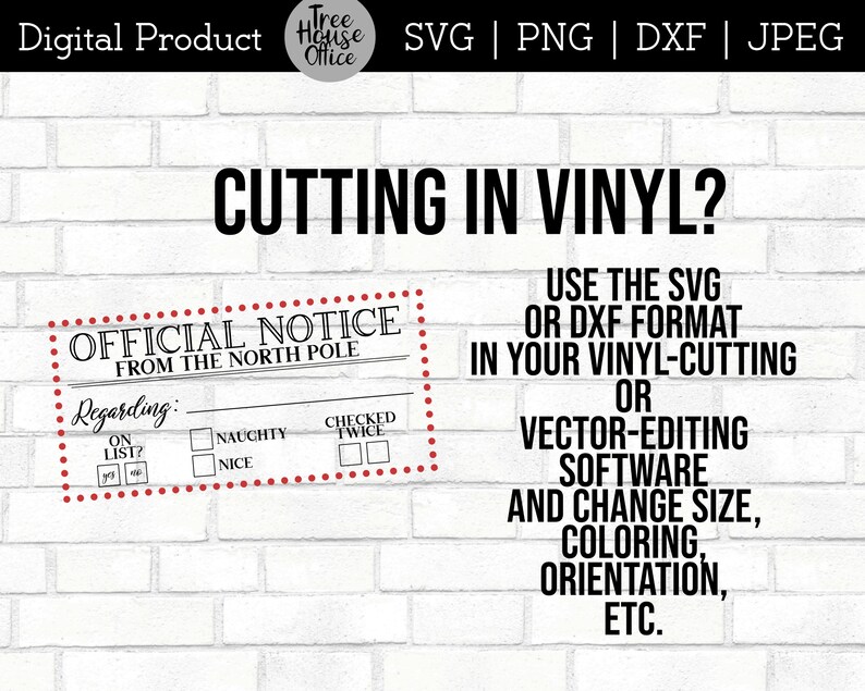 Naughty or Nice Santa Report SVG or Printable Elf Report - Etsy