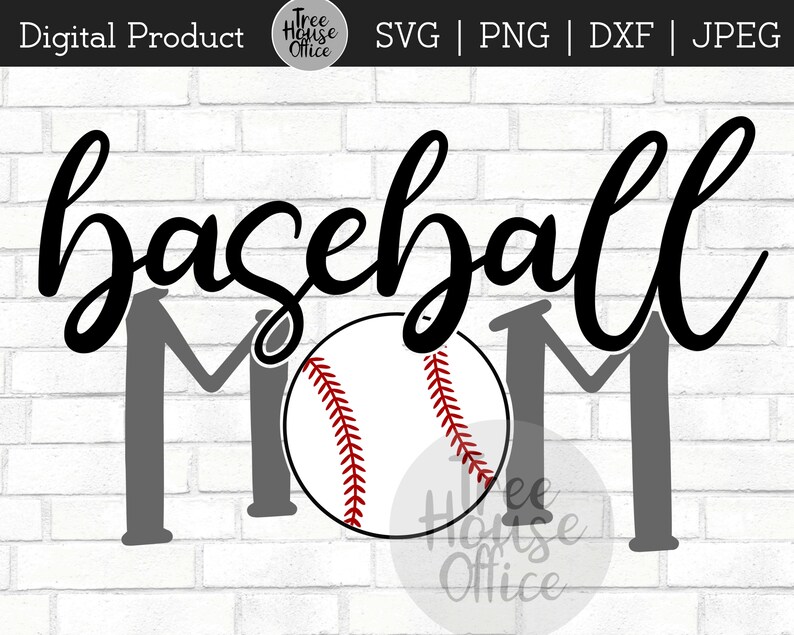 Baseball Mom SVG Dxf/png/jpeg Baseball Svg Cut File Baseball - Etsy