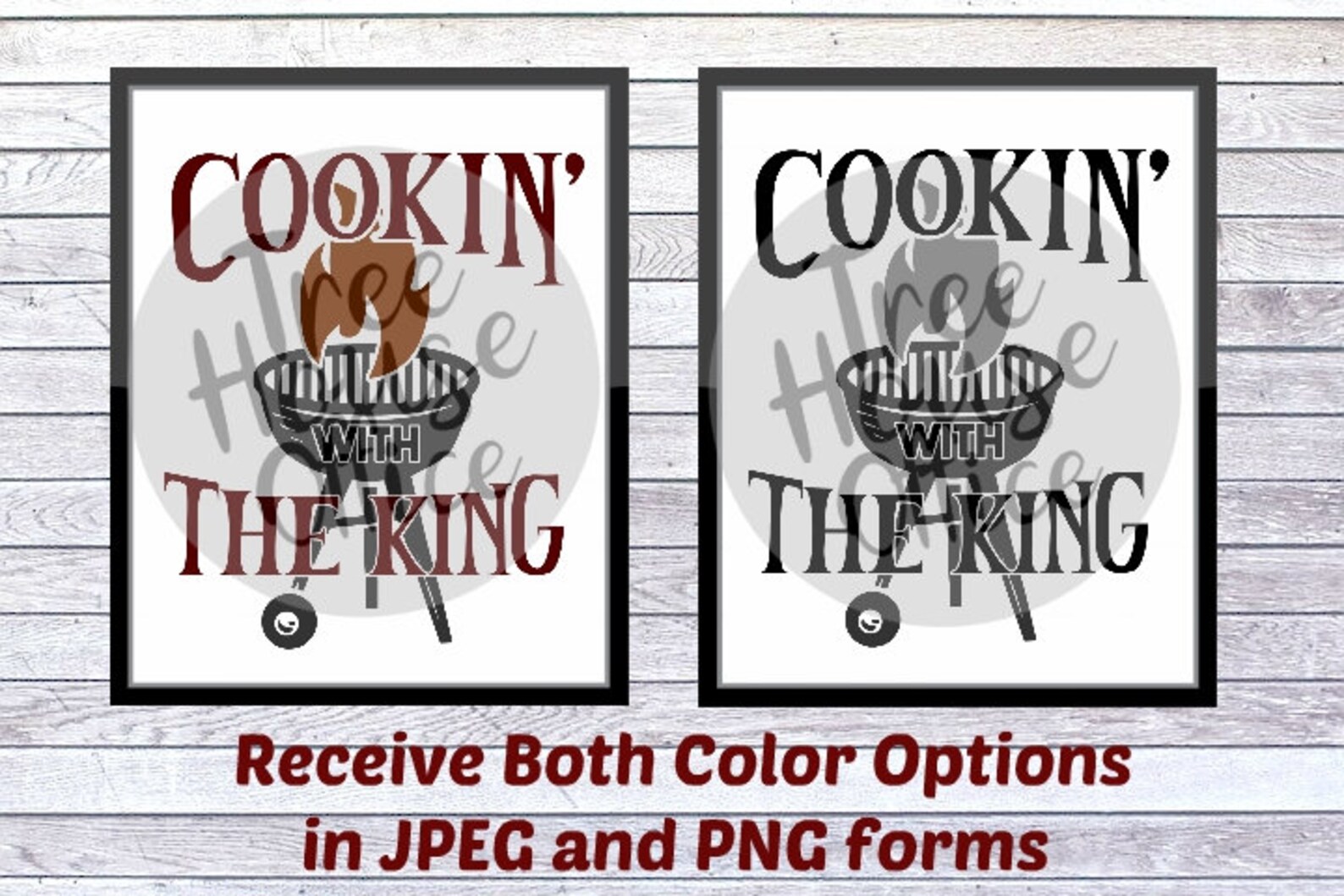 Cookin' With the King SVG Dxf/png/jpeg Grillin' Svg - Etsy