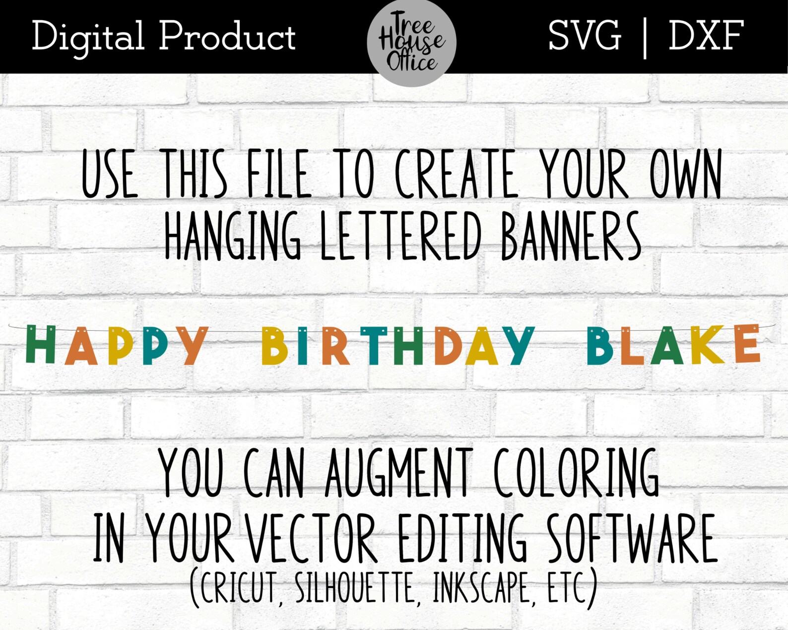 Hanging Alphabet Banner SVG Letters for Banner SVG DIY - Etsy