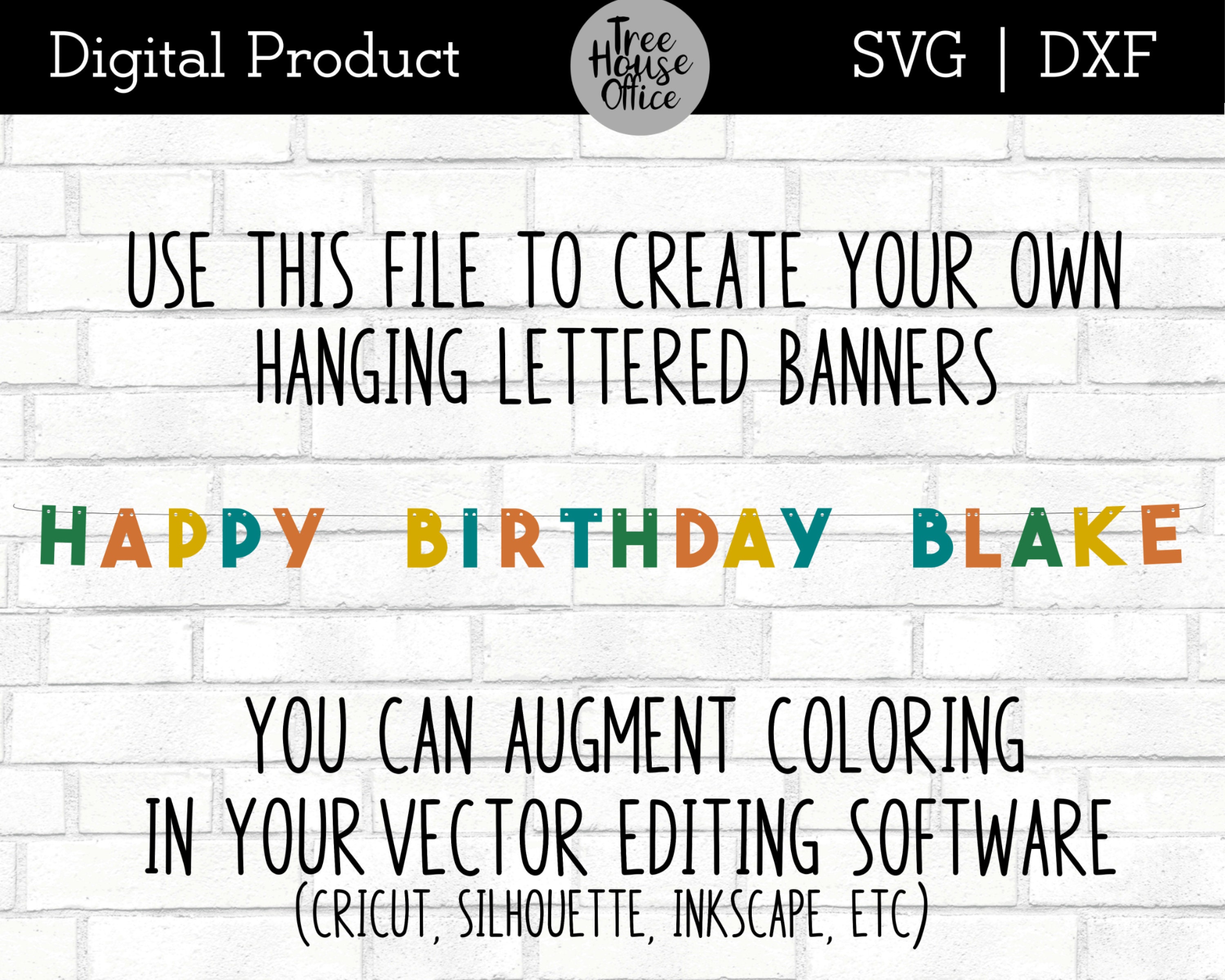 Colgante Alfabeto Banner SVG Letras para Banner SVG Banner - Etsy México