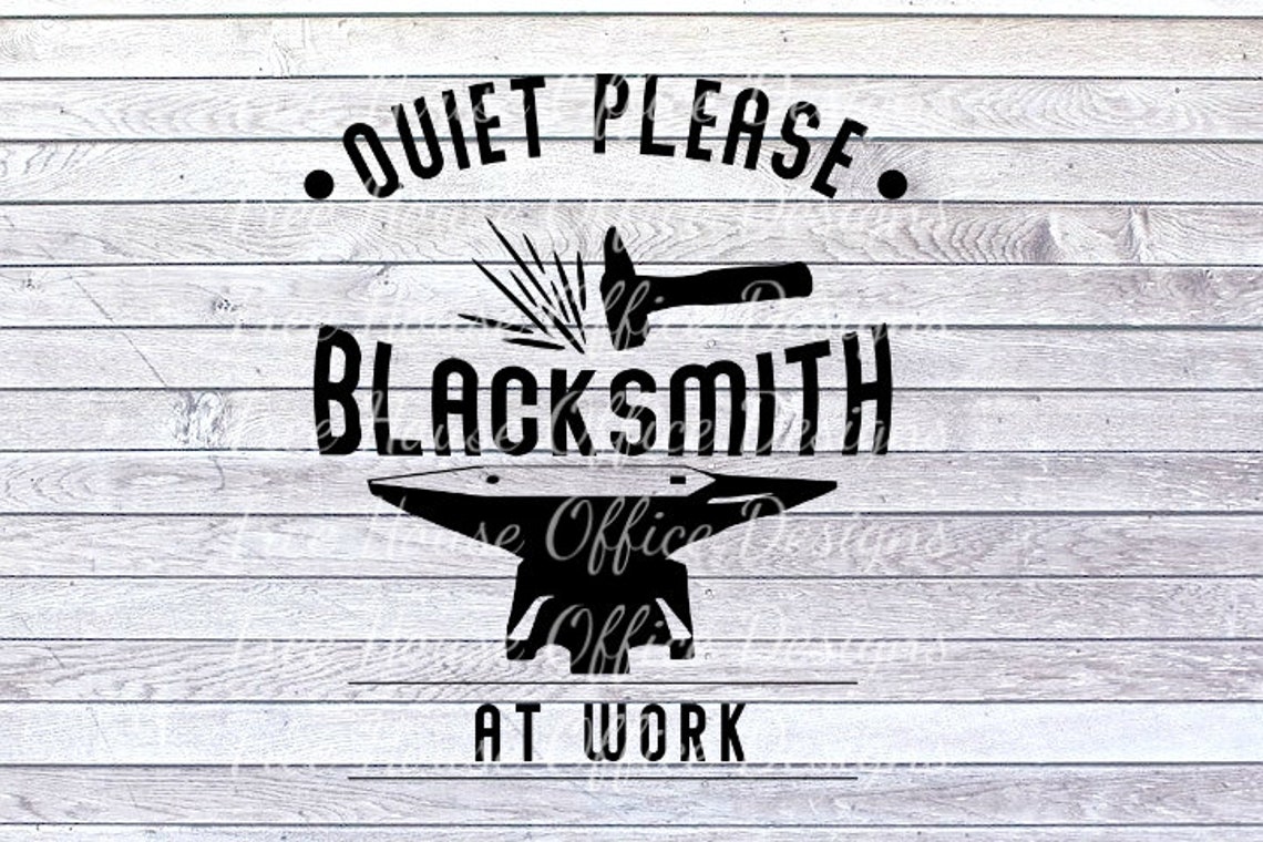 Blacksmith Svg/dxf/png/jpeg Metal Working Dxf Forged Iron - Etsy